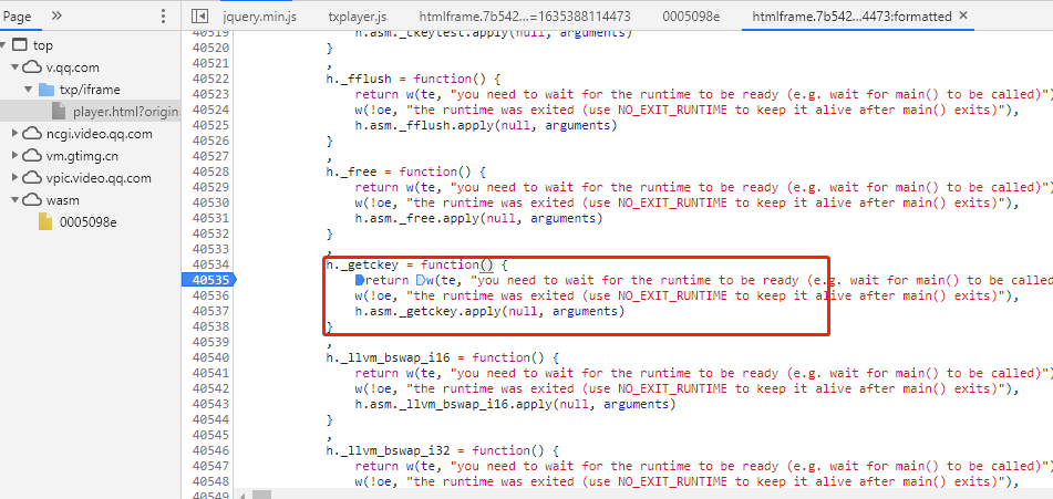 JS逆向之腾讯视频wasm的ckey分析 | 万物皆可逆向